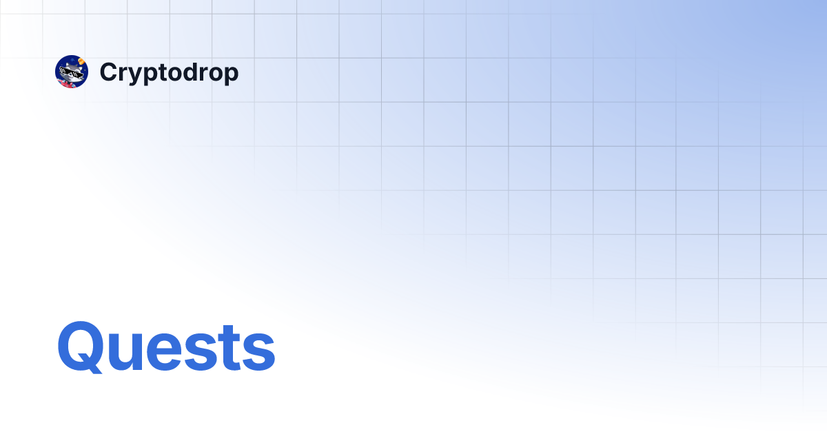 Quests | Cryptodrop
